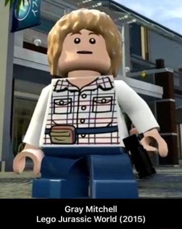 Gray Mitchell Lego Jurassic World (2015) - Gray Mitchell Lego Jurassic ...
