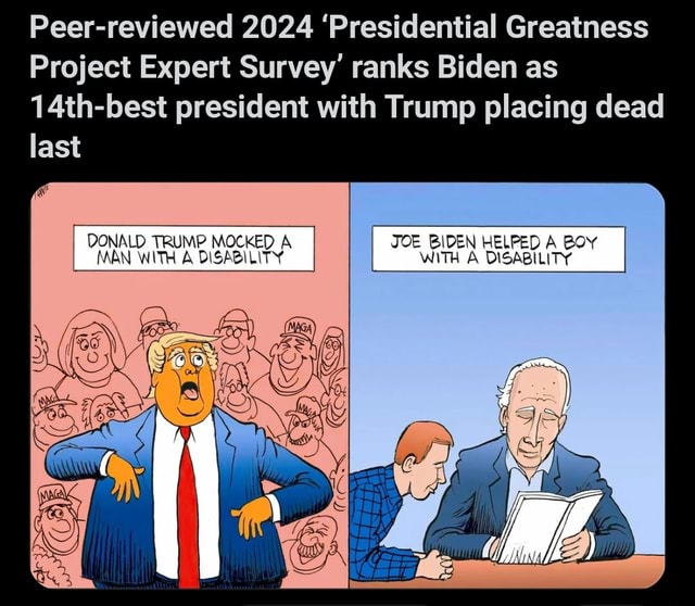 Peer-reviewed 2024 'Presidential Greatness Project Expert Survey' ranks ...