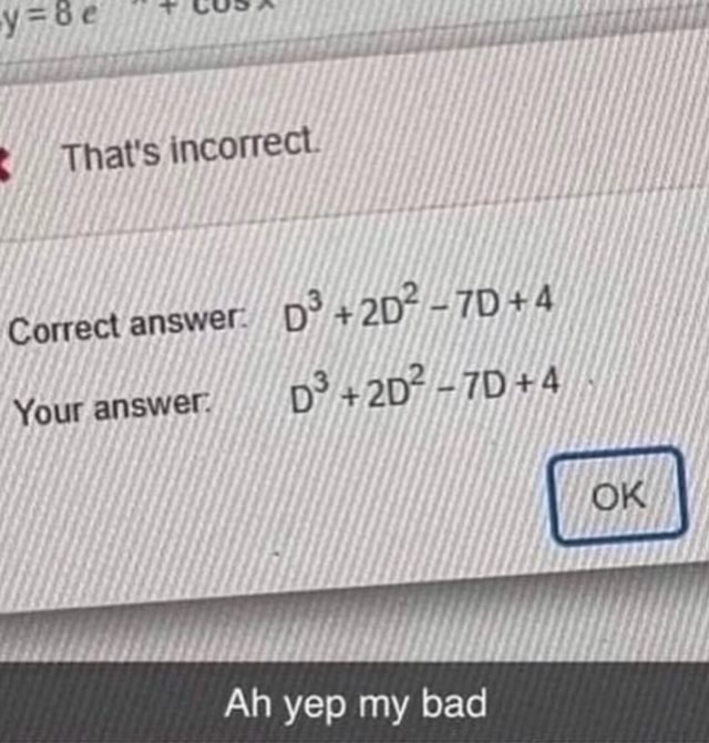 4 bssete ifs iitiis That's incorrect. Correct answer- Your answer. Ah ...