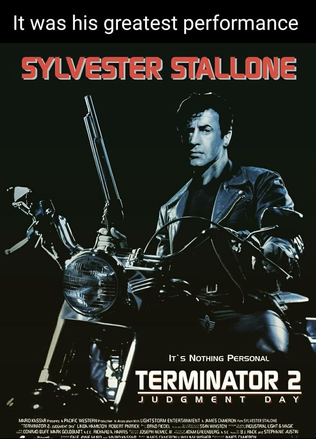 It was his greatest performance SYLVESTER STALLONE ITs NOTHING PERSONAL ...