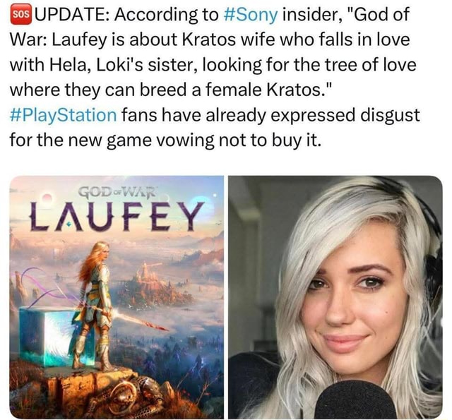 GS UPDATE: According to #Sony insider, "God of War: Laufey is about ...