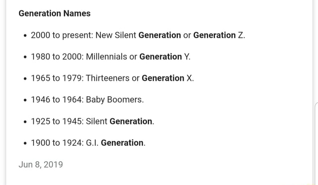 Generation Names 2000 to present: New Silent Generation or Generation Z ...