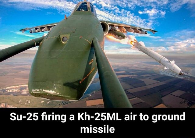 Su-25 firing a Kh-25ML air to ground missile - Su-25 firing a Kh-25ML ...