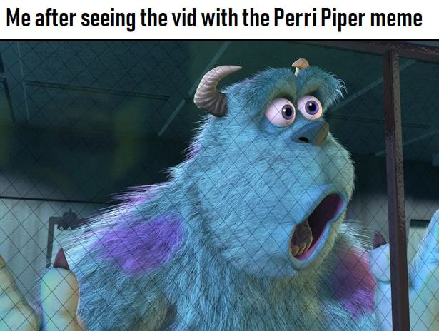 Me after seeing the vid with the Perri Piper meme - iFunny
