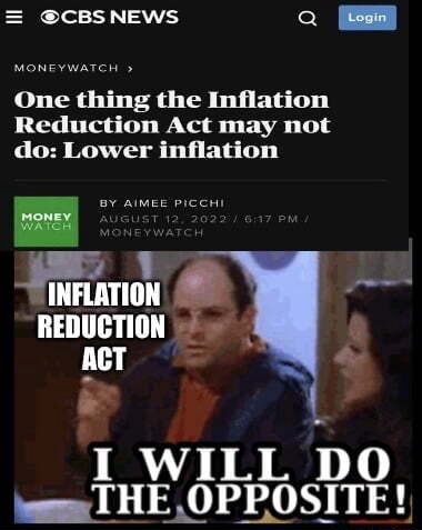 NEWS One thing the Inflation Reduction Act may not do: Lower inflation ...