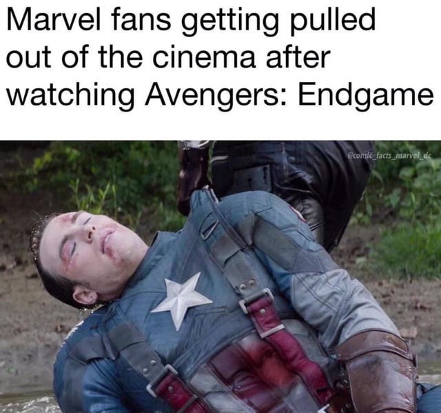 Marvel fans getting pulled out of the cinema after watching Avengers ...
