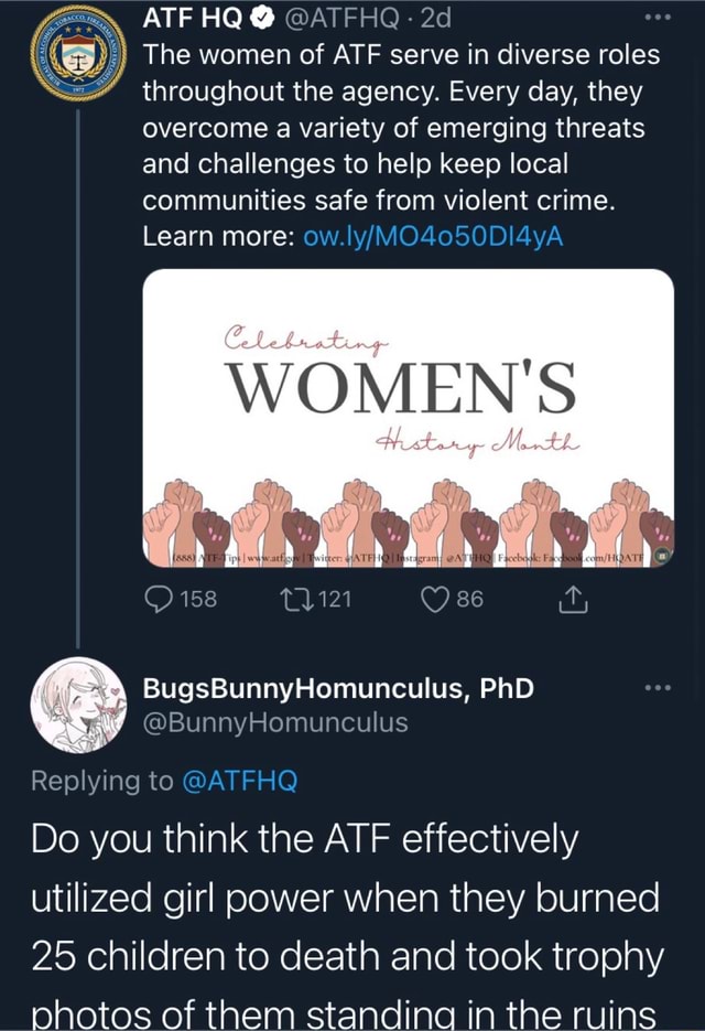 ATF HQ @ @ATFHQ I The women of ATF serve in diverse roles throughout ...