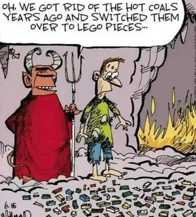 OW. WE GOT RID OF THE HOT COALS YEARS AGO AND SWITCHED THEM OVER TO ...