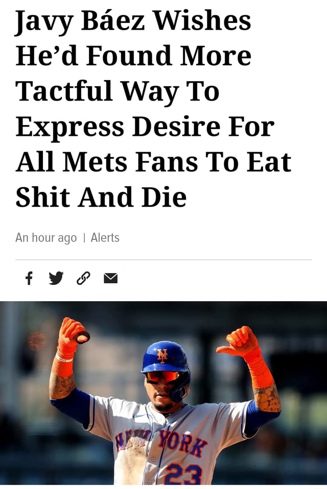 Javy Baez Wishes He'd Found More Tactful Way To Express Desire For All ...