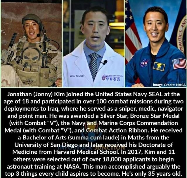 Jonathan (Jonny) Kim joined the United States Navy SEAL at the age of ...