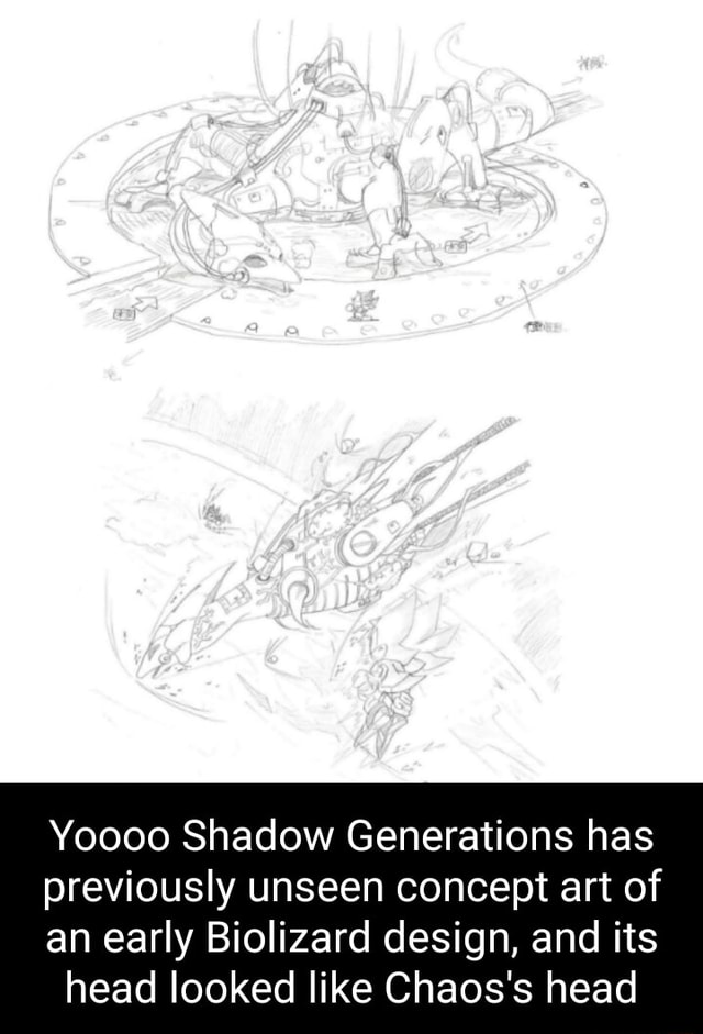 Yoooo Shadow Generations has previously unseen concept art of an early ...