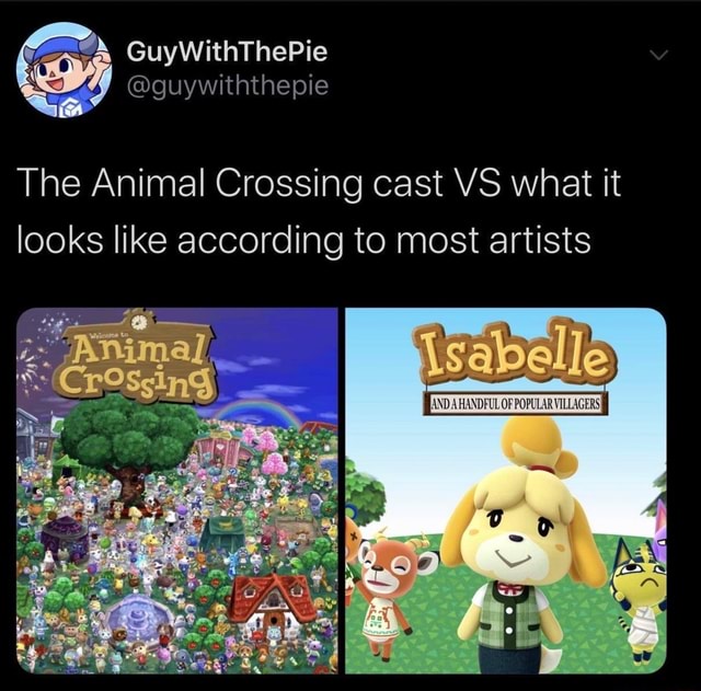 The Animal Crossing cast VS what it looks like according to most ...