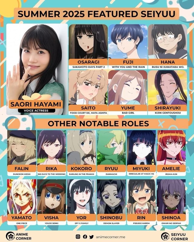 SUMMER 2025 FEATURED SEIYUU OSARAGI FUJI HANA SAKAMOTO DAYS PART 2 WITH ...