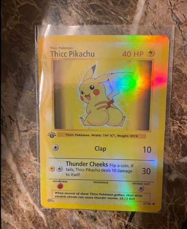 Thice Pokmon. Width: TH? IC", Weight: MY Clap 10 Thunder Cheeks Fiip a ...