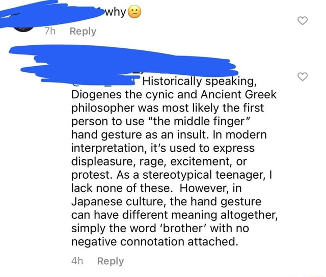 Reply Historically speaking, Diogenes the cynic and Ancient Greek ...