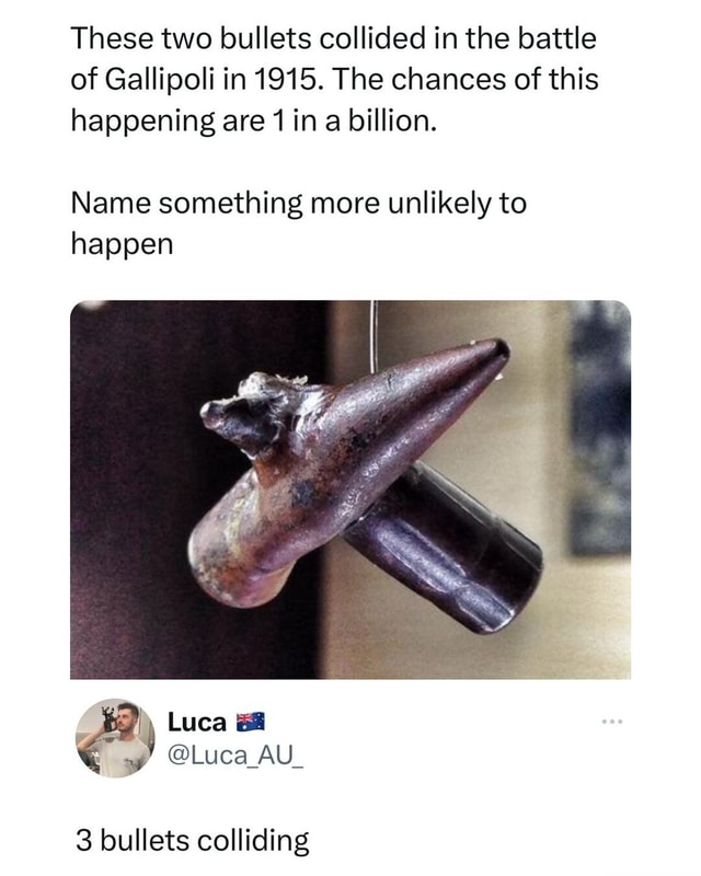 Wait, what about 4 bullets colliding… Like this content? Follow us for ...