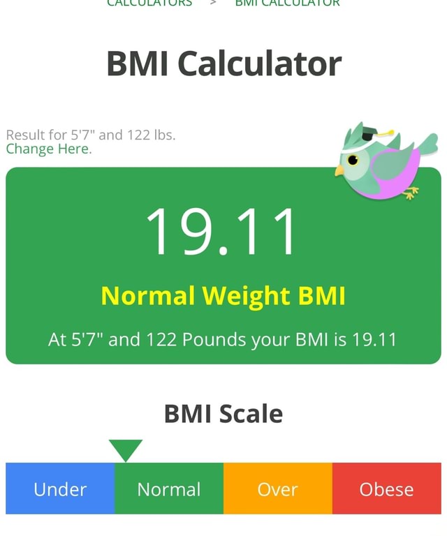 SMALL UULAIT URO DIVIT BMI Calculator Result For 5 7 And 122 Lbs SMALL UULAIT URO DIVIT BMI Calculator Result For 5 7 And 122 Lbs