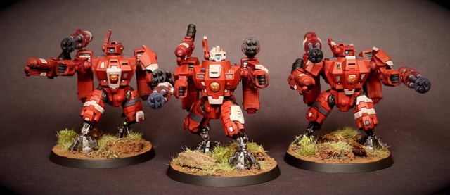 Farsight Enclaves Crisis Suits - Warhammer 40K - iFunny