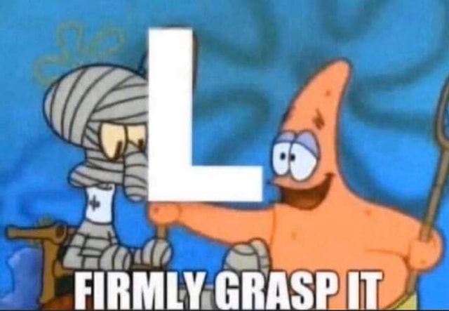 FIRMLY GRASP IT - iFunny