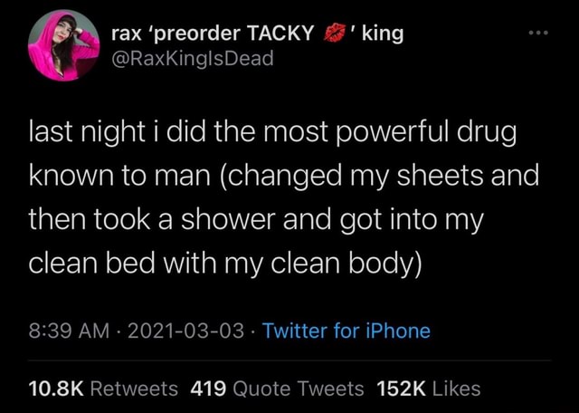 Rax 'preorder TACKY king @RaxKinglsDead last night i did the most ...