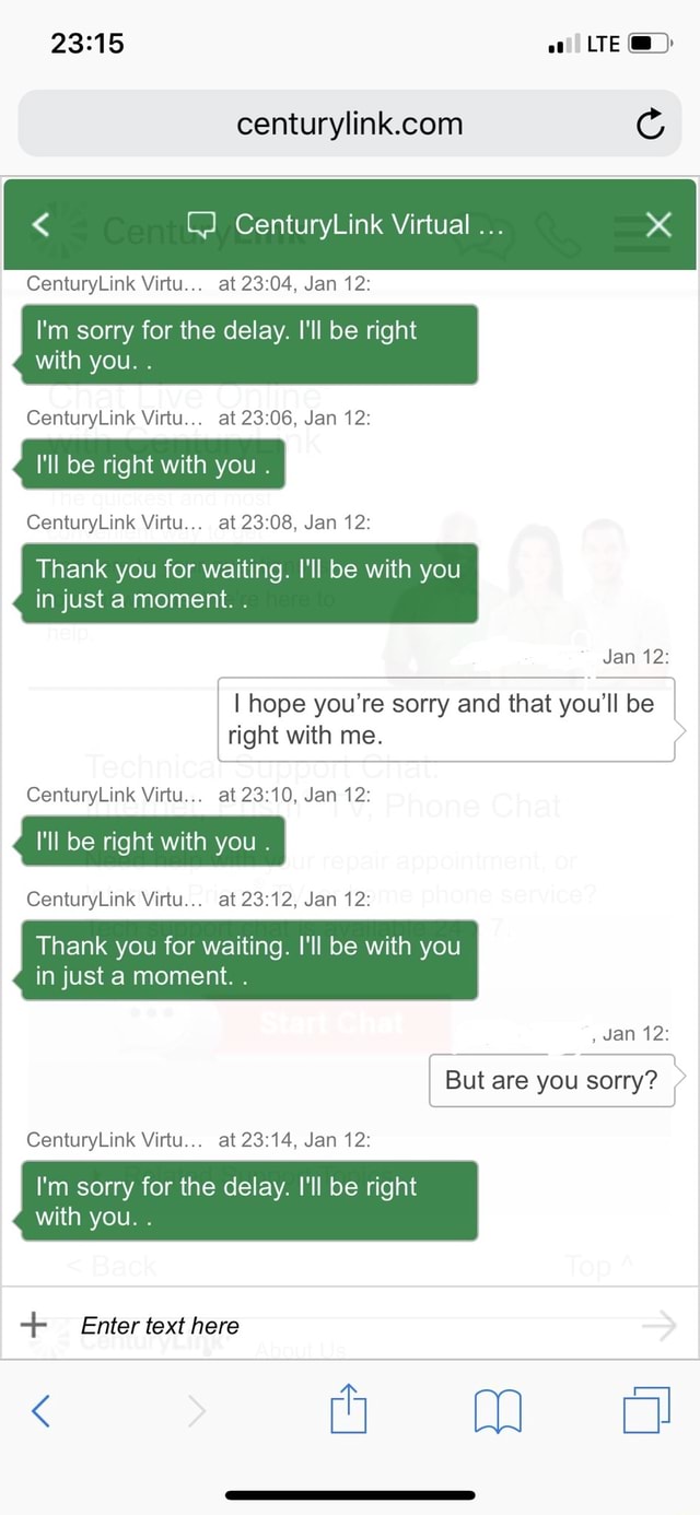 After being “chat hold” for an hour. I really let em have it ...