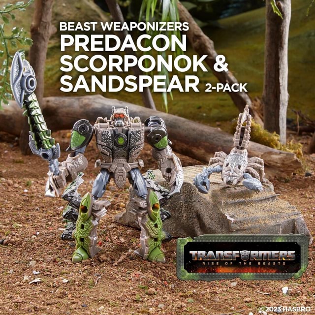 BEAST BEAST WEAPONIZERS PREDACON SCORPONOK I SAN DSREAR 2-PA\ HASBRO ...