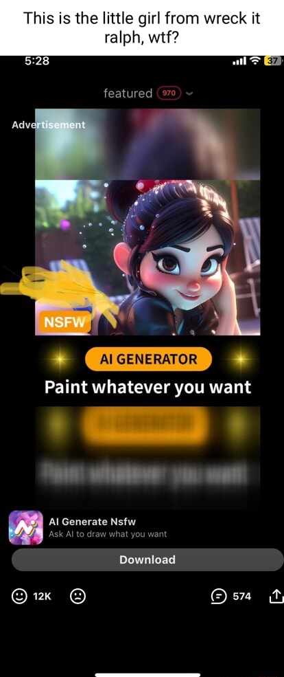 This is the little girl from wreck it ralph, wtf? featured (970 Wa + Al ...