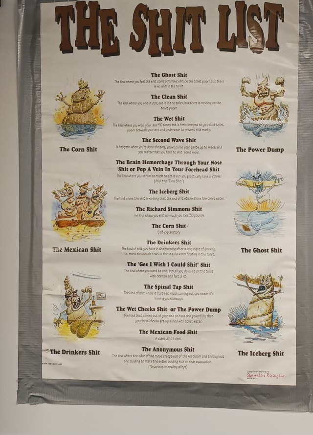 The Ghost Shit The ind ntere you feel he shit come ou The Clean Shit ...