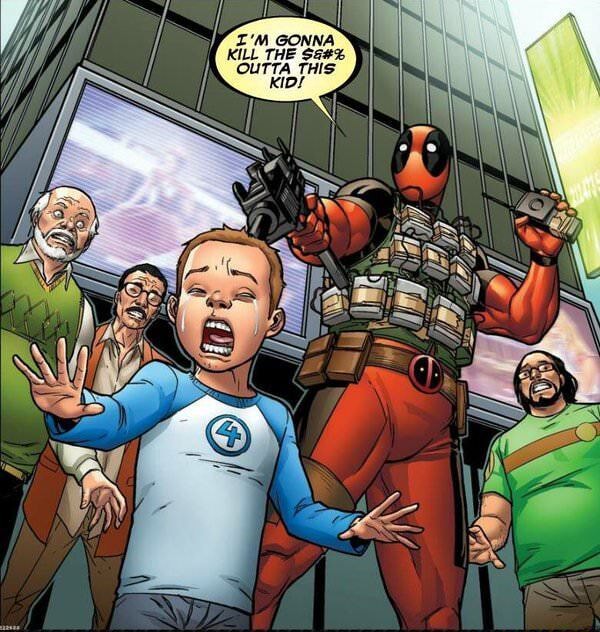 Deadpool's on drugs again, no telling what other hilarious antics will ...