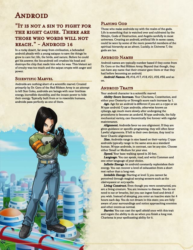 Dungeons and Dragon Ball Mark 1.5| Mega Update. Android, Angel, Bio ...