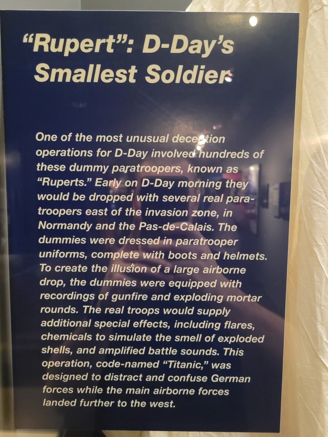 "Rupert": D-Day's Smallest Soldier One of the most unusual dec ...