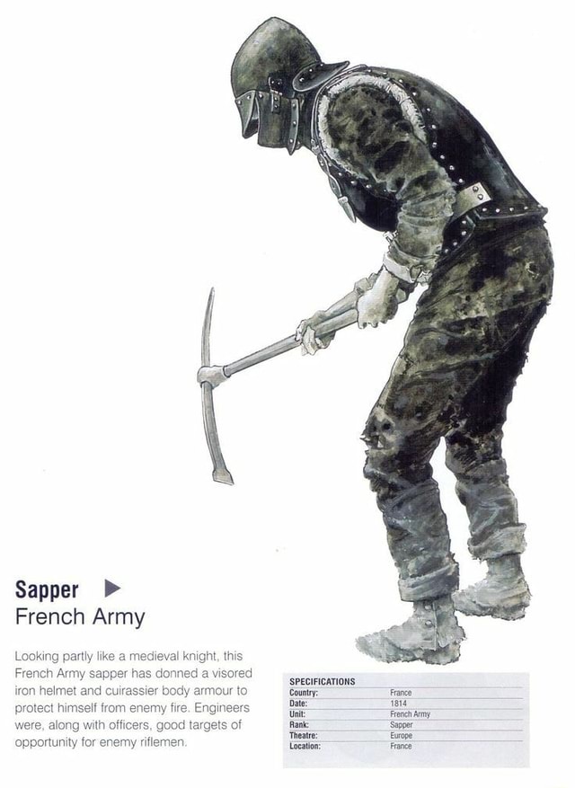 French Army Looking partly like a medieval knight, this French Army ...