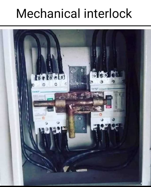 Mechanical interlock or Ye - iFunny