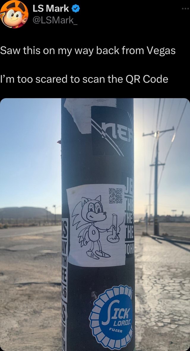 LS Mark @ @LSMark Saw this on my way back from Vegas I'm too scared to ...