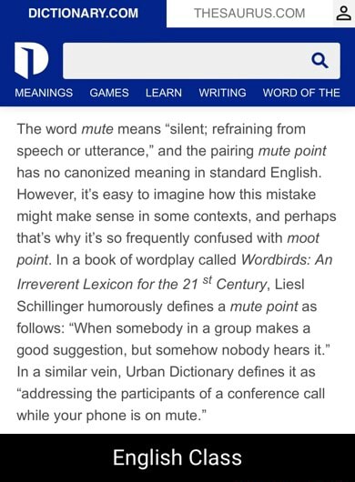 MEANINGS GAMES LEARN WRITING WORD OF THE The word mute means "silent ...