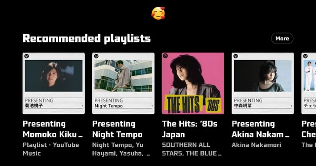Recommended playlists Mare Presenting Presenting The Hits: Presenting Pre: Momoko Kiku_ Night ...