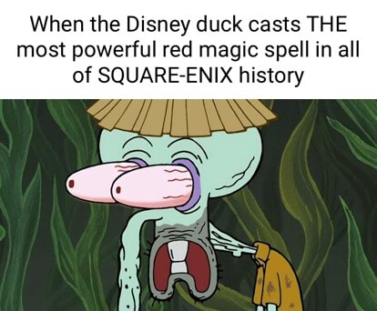 When the Disney duck casts THE most powerful red magic spell in all of ...