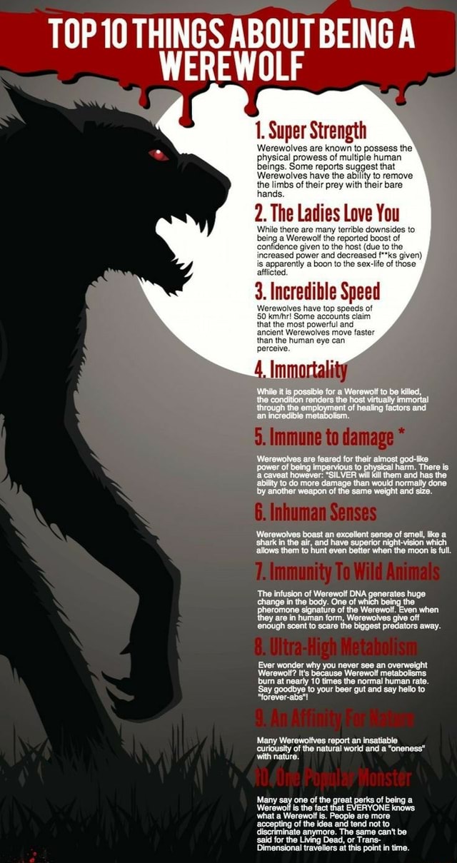 TUPIU THINGS ABOUTBEING A WEREWOLF 1. Super Strength Werewolves are ...