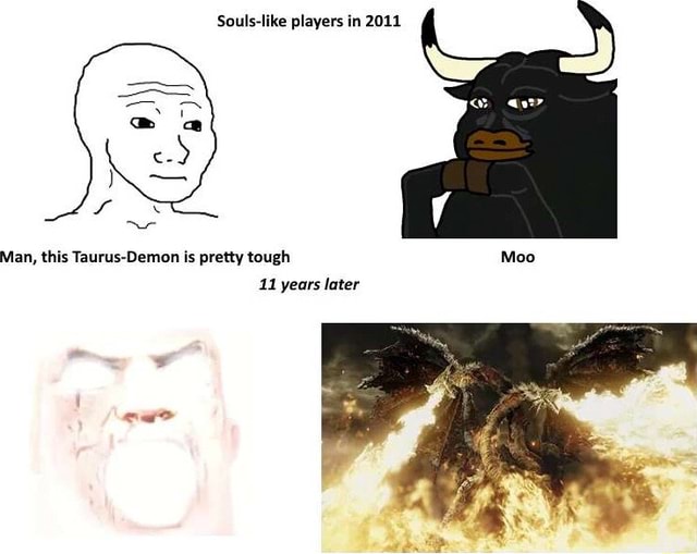Man, this Taurus-Demon is pretty tough Moo 11 years later - iFunny