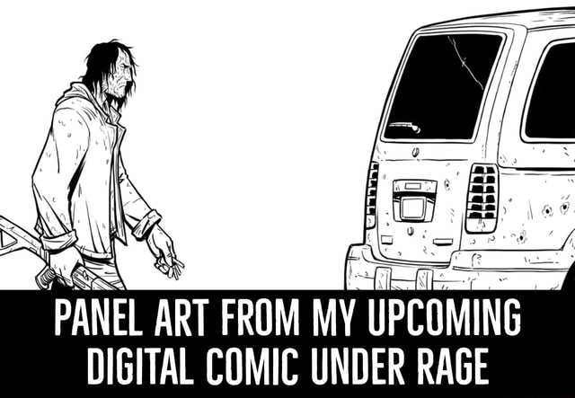 PANEL ART FROM MY UPCOMING DIGITAL COMIC UNDER RAGE - iFunny