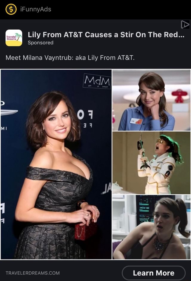 Ifunnyads Lily From Causes A Stir On The Red Sponsored Meet Milana