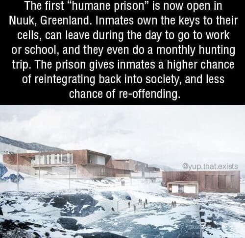 The first "humane prison" is now open in Nuuk, Greenland. Inmates own ...