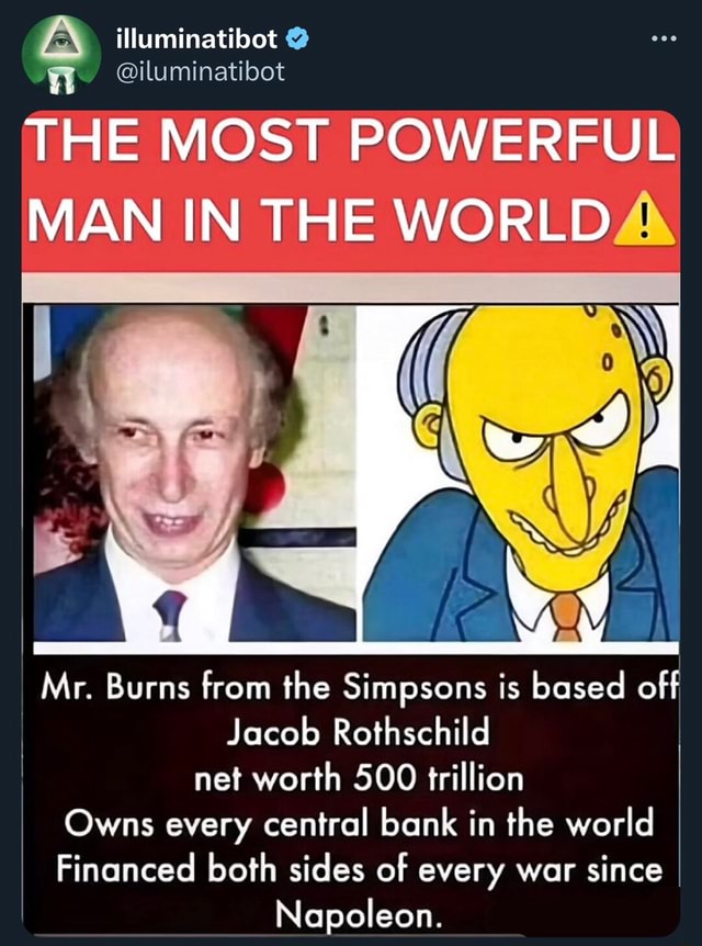 Illuminatibot @iluminatibot THE MOST POWERFUL MAN IN THE WORLD Mr ...