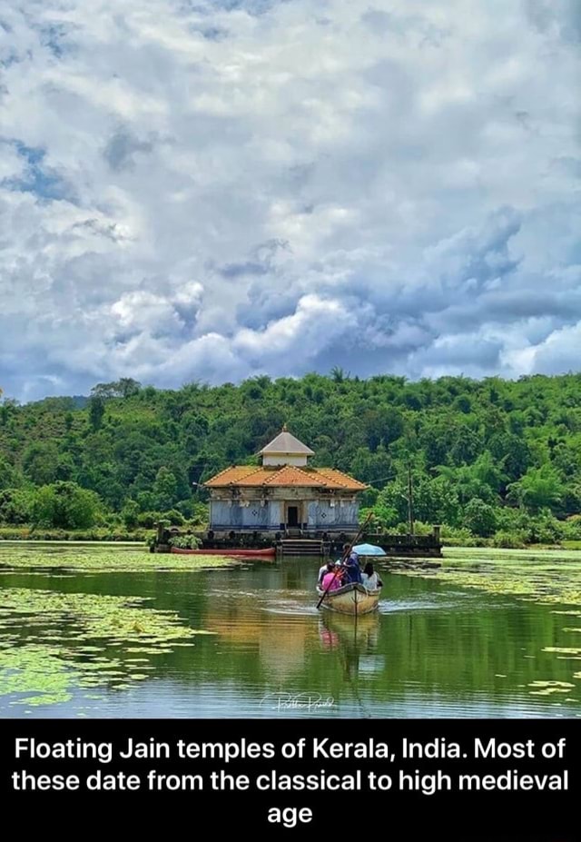 Floating Jain temples of Kerala, India. Most of age - Floating Jain ...