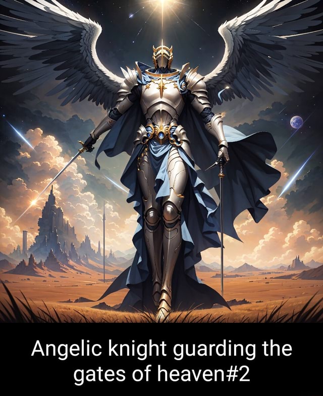 4, Angelic knight guarding the gates of - iFunny