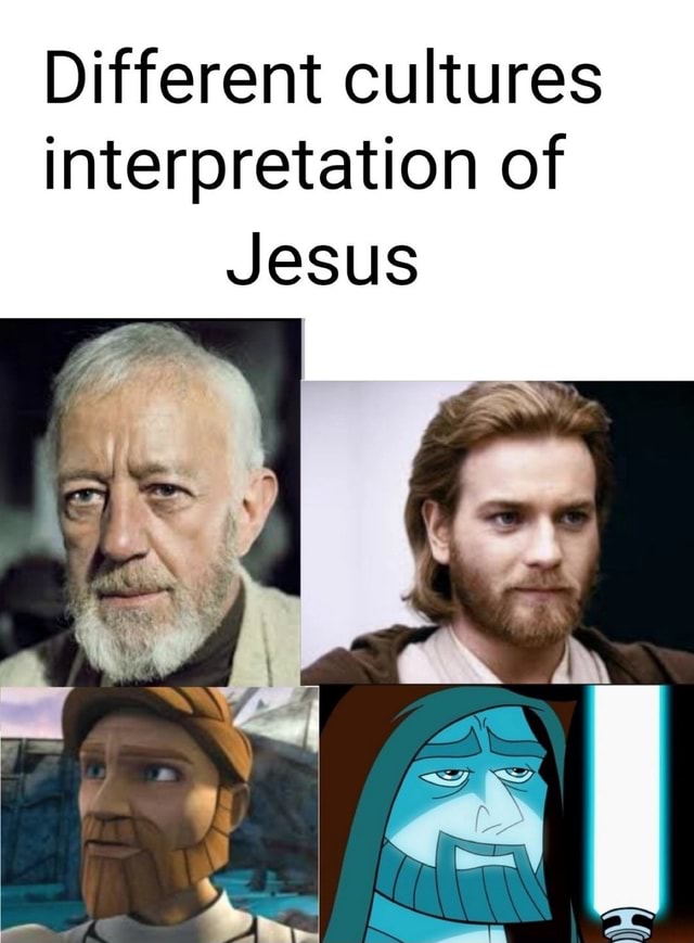 Different cultures interpretation of Jesus - iFunny