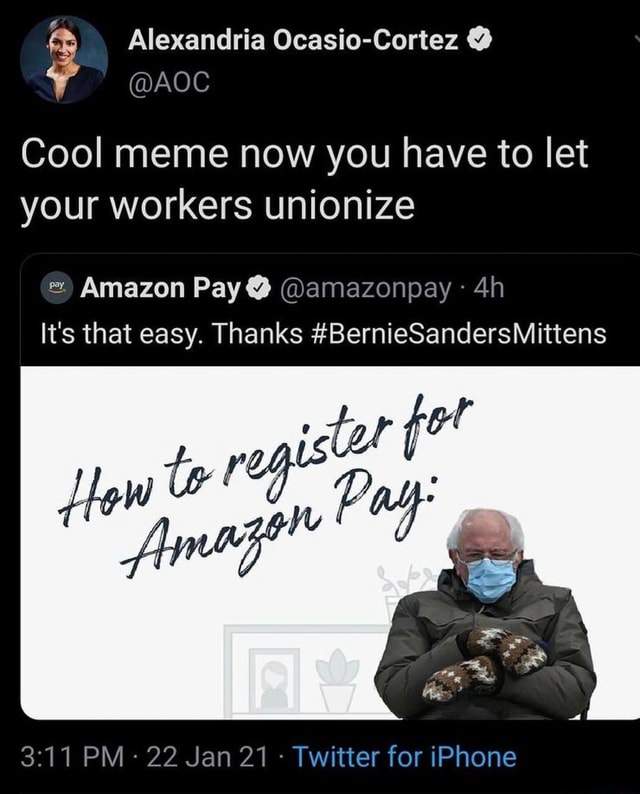 Alexandria Ocasio-Cortez Cool meme now you have to let your workers ...