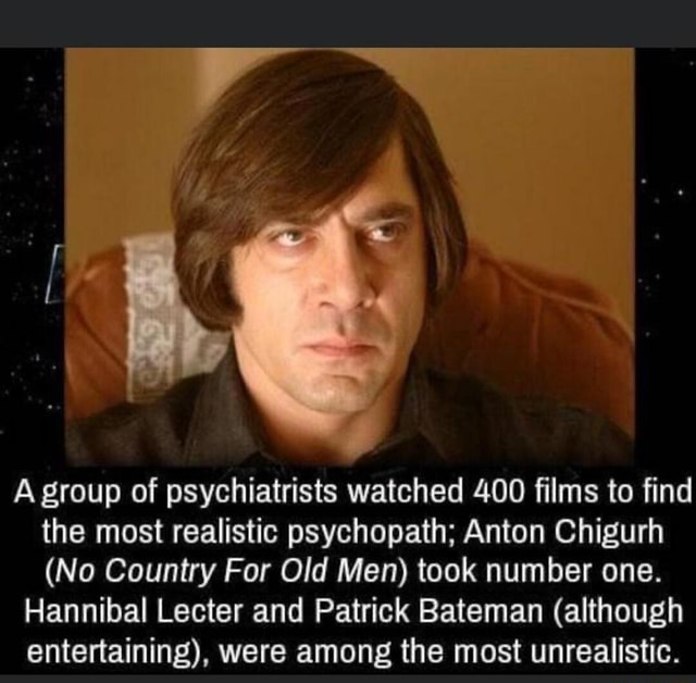 Hmm, interesting. - A group of psychiatrists watched 400 films to find ...