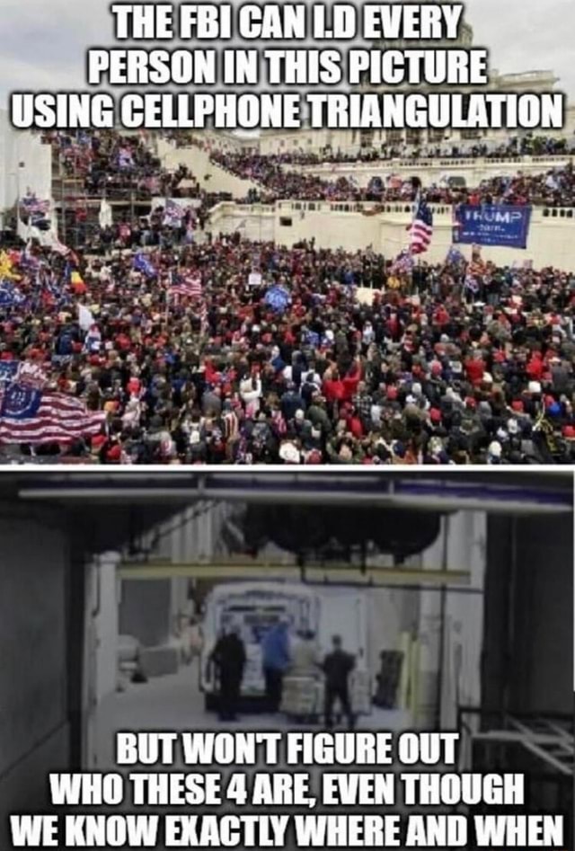 THE FBI GAN EVERY PERSON IN THIS PICTURE USING CELLPHONE TRIANGULATION ...