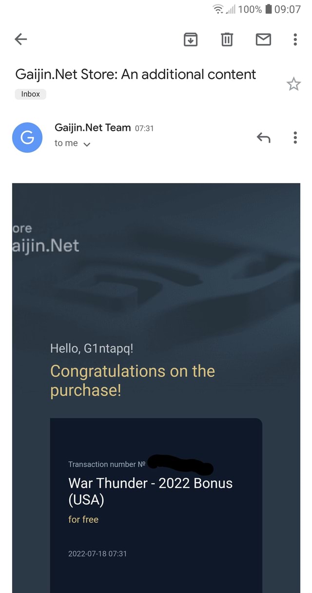 100% ww @ Gaijin.Net Store: An additional content Inbox Gaijin. Net ...